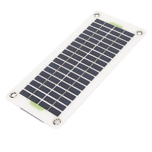 30W 12V Solar Battery Charger, Portable Solar Panel Car Battery Charger, Waterproof High Efficiency Solar Panel Kit, USB Type C Interface, for Outdoor Camping