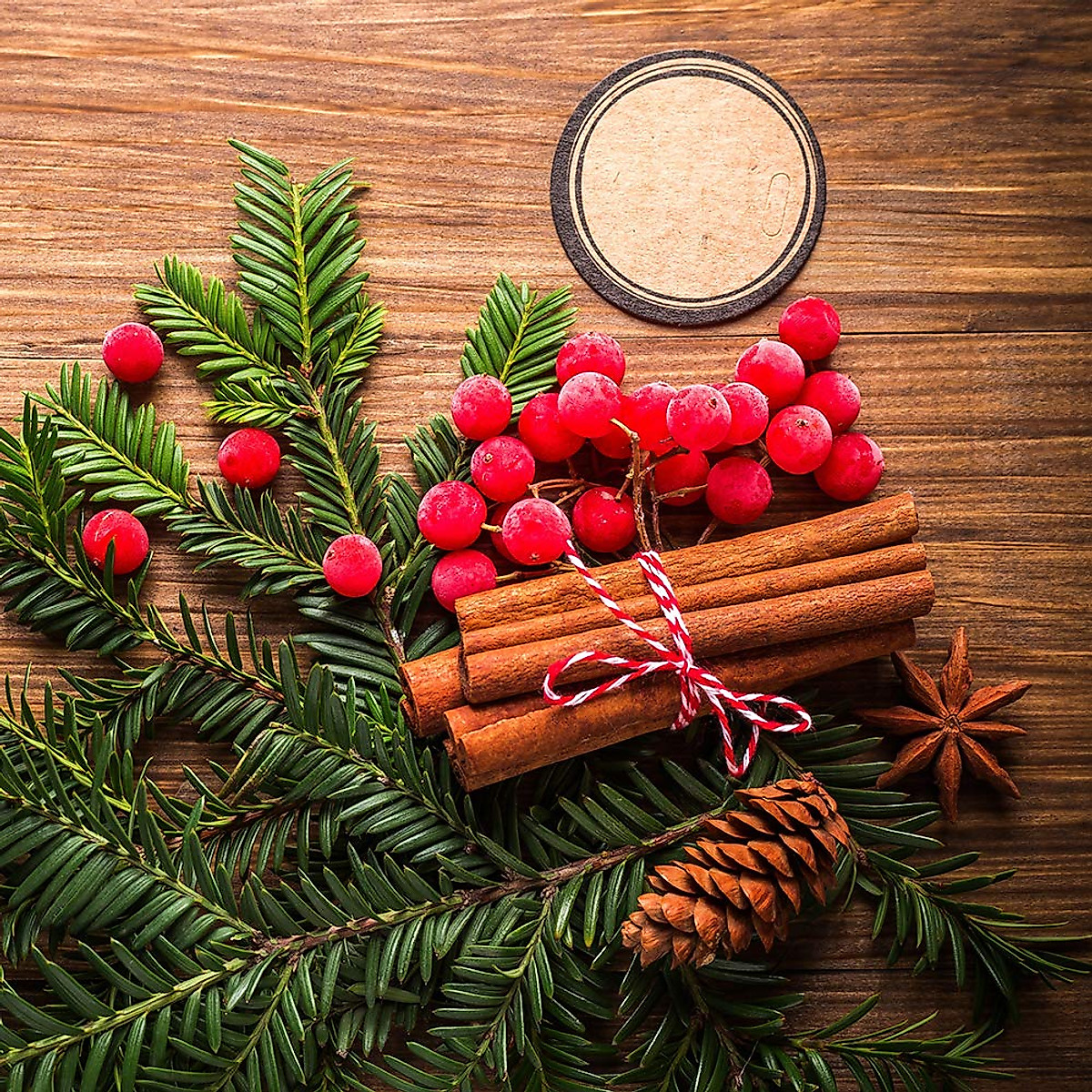 Tenn Well Red and White Twine, 656 Feet 200m Cotton Bakers Twine Perfect for Baking, Butchers, Crafts and Christmas Gift Wrapping