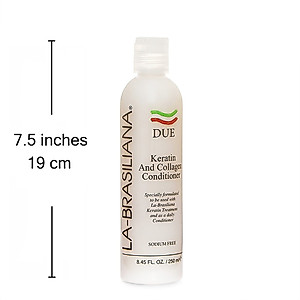 La-Brasiliana Due Keratin and Collagen Conditioner, 8.45 fl.oz.