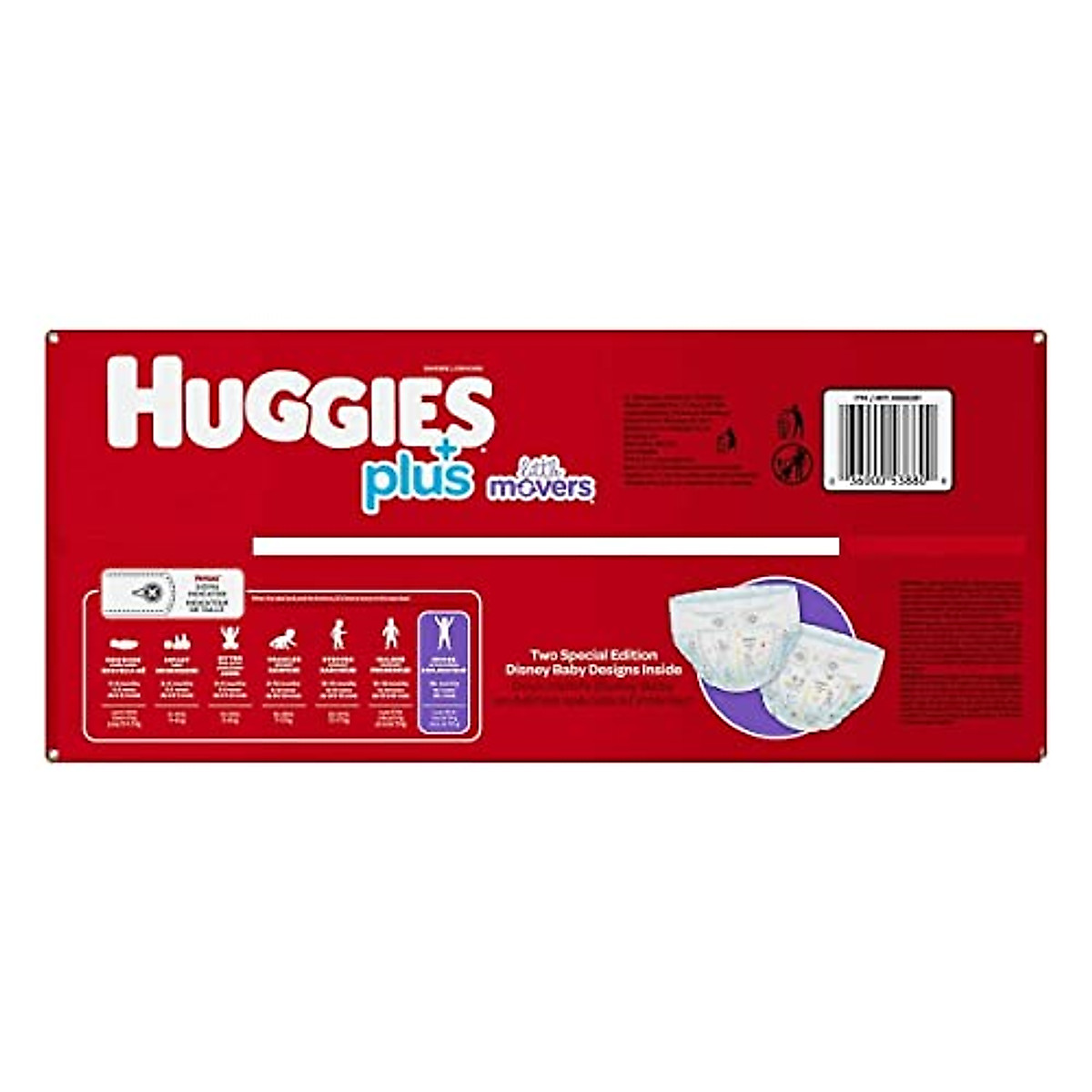 Huggies Little Movers Plus Diapers, Size 6 (116-Count)