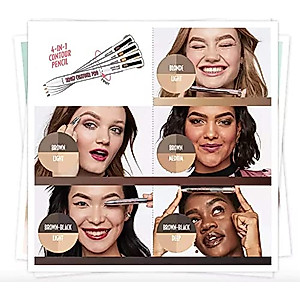 Benefit Brow Contour Pro 4-in-1 Defining & Highlighting Pencil Brown Medium