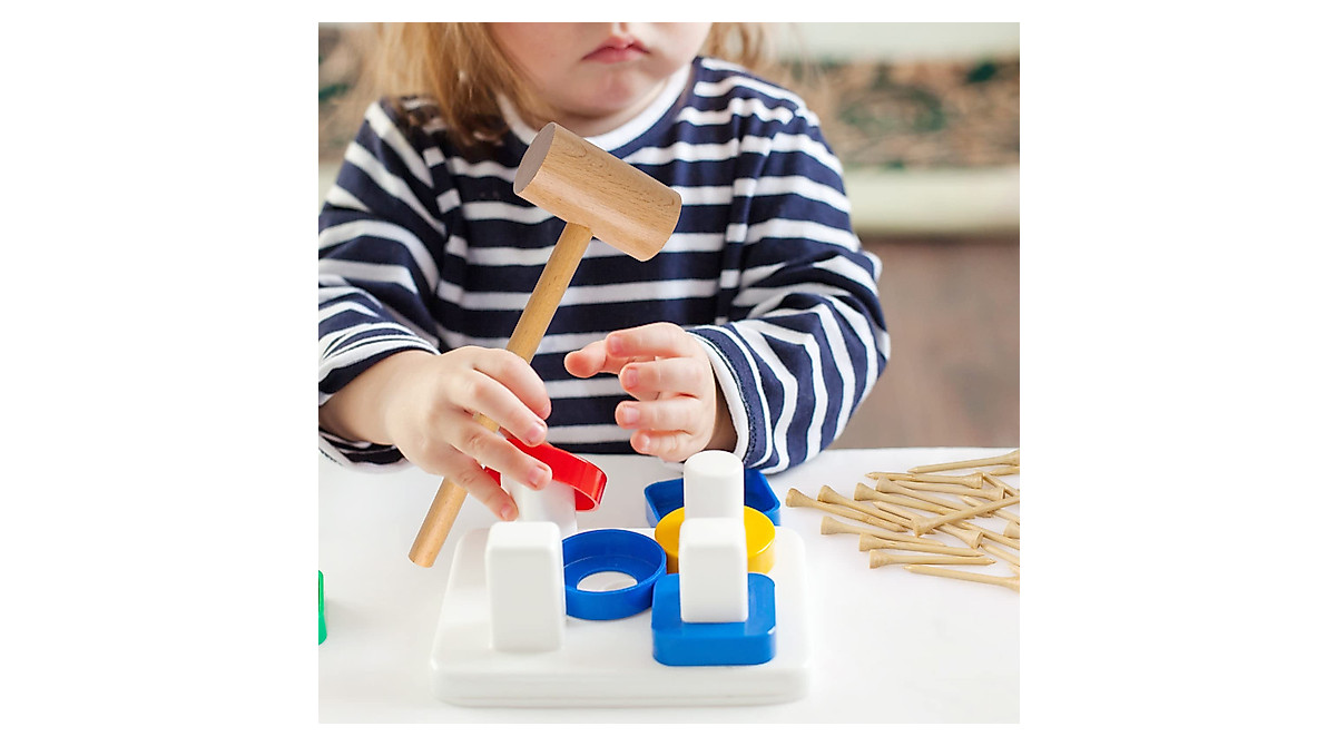 Waenerec Wooden Mallet Toy: Hammering & Pounding Fun for Kids