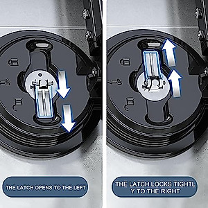 Xianers Space Saver Clothing Hanger, Wall Mounted Clothes Hanger, Suction Clothing Drying Hanger Organizer, Aluminum Clothes Rack for Bathroom, Bedroom