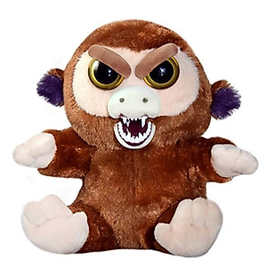 William Mark Feisty Pets Grandmaster Funk Adorable Plush Stuffed Monkey that Turns Feisty with a Squeeze