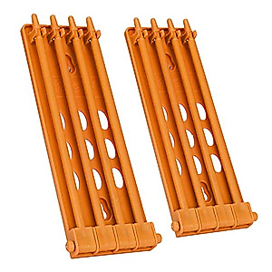 2Pcs Pigeons Foot Ring Holder, Plastic Pigeon Leg Ring Holder Bands Rack Frame for Parrots Racing Pigeon Carrier Pigeon