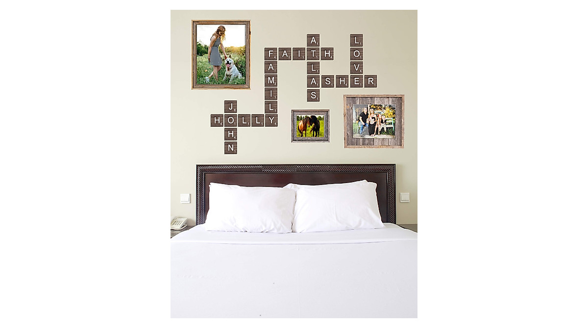 Custom Scrabble Wall Tiles - Personalized Home Decor