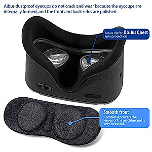 Oritys VR Lens Cover for Oculus Quest 2/ Oculus Quest/Oculus Go, Oculus Quest Lens Protect Cover, Dust Proof, Anti-Scratch.