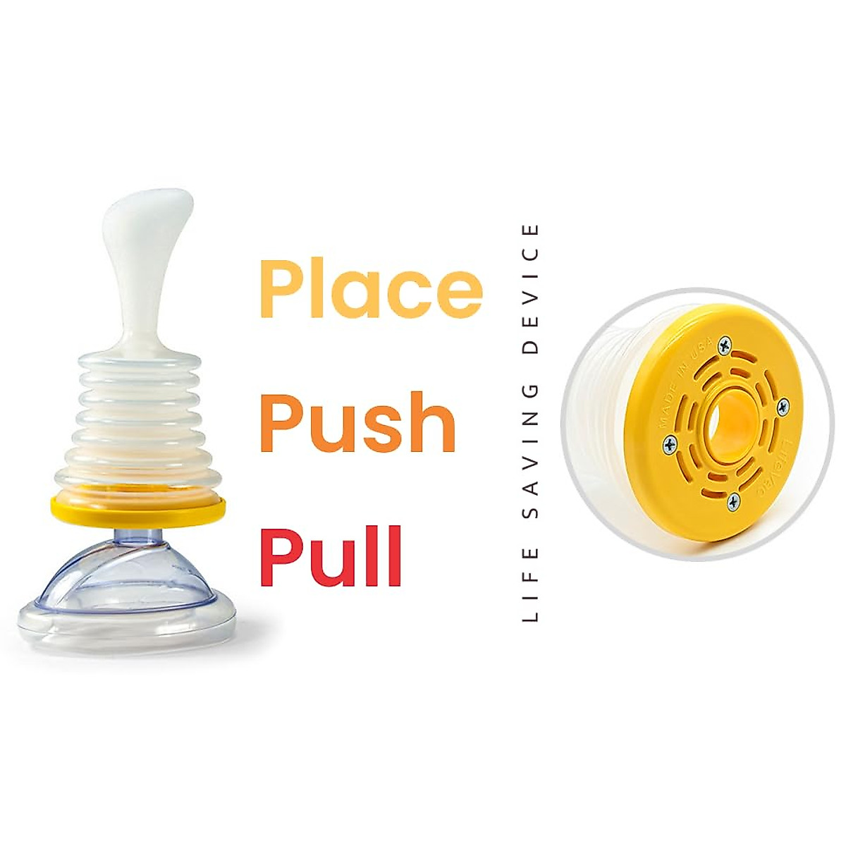 LifeVac Choking Rescue Device for Kids and Adults | Portable Airway Assist & First Aid Choking Device | Blue Travel Kit