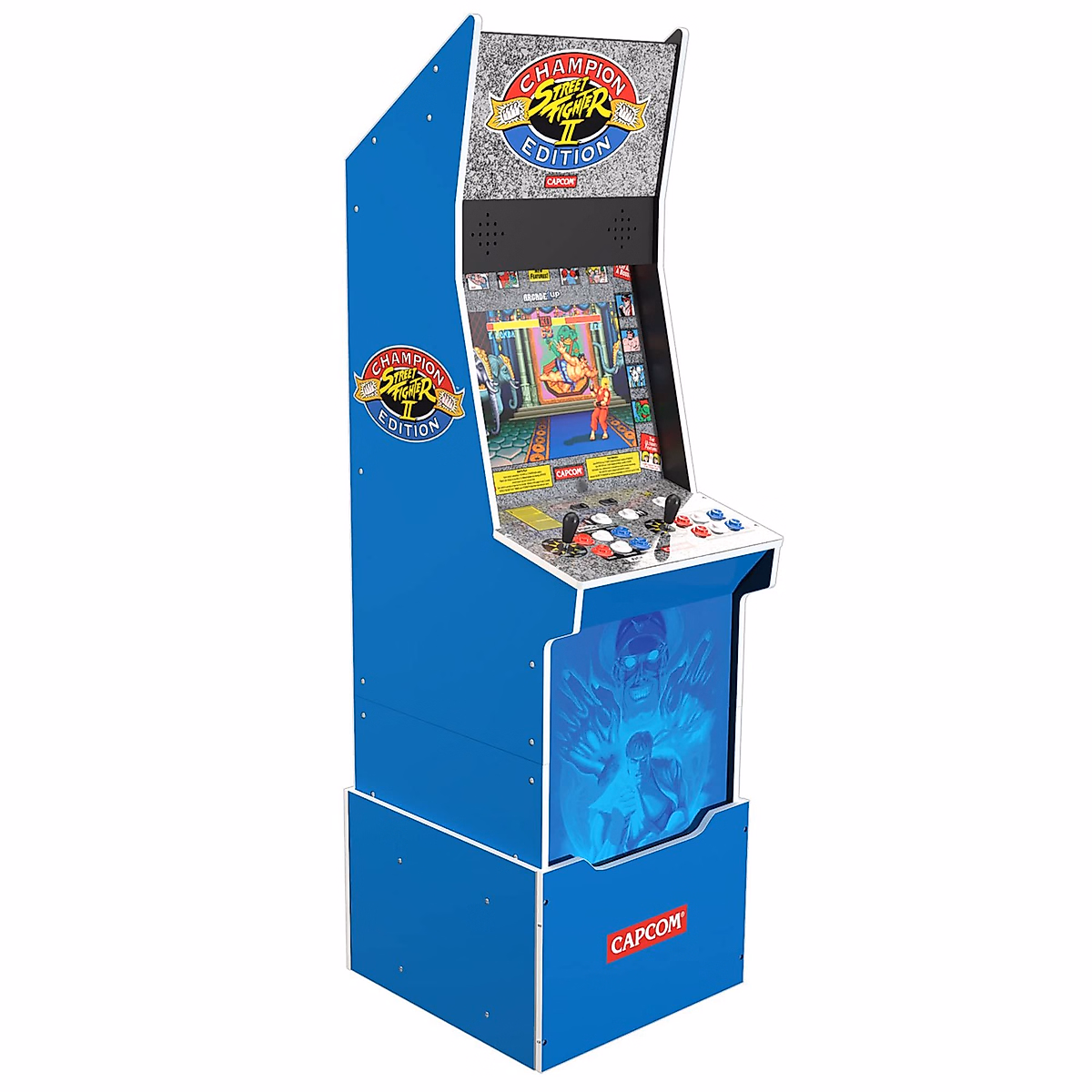 Arcade 1Up Street Fighter II Champion Edition Arcade Machine (with Riser/ No Stool) - Electronic Games