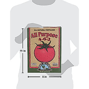 Down to Earth Organic All Purpose Fertilizer Mix 4-6-2, 5 lb