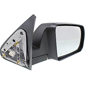 Kool Vue Passenger Side Power Heated Mirror for Toyota Tundra 2014-2021 Without Blind Spot Monitor Textured With Cold Climate Specification