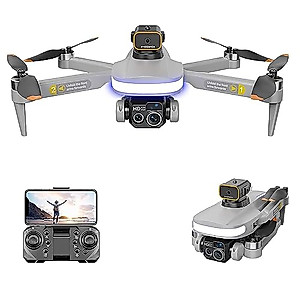 RKSTD Adult And Children Dual Camera Drone With 540° Smart Obstacle Avoidance, HD FPV Camera Mini RC Quadcopter Toy, One Button Start/Return, Altitude Hold, Track Flight