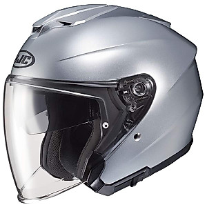 HJC i30 Solid Men's Street Motorcycle helmet - Silver / 2X-Large