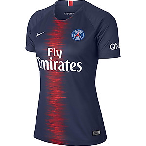 Nike Paris Saint-Germain 2018/19 Womens Stadium Soccer Jersey (XL) Midnight Navy/White