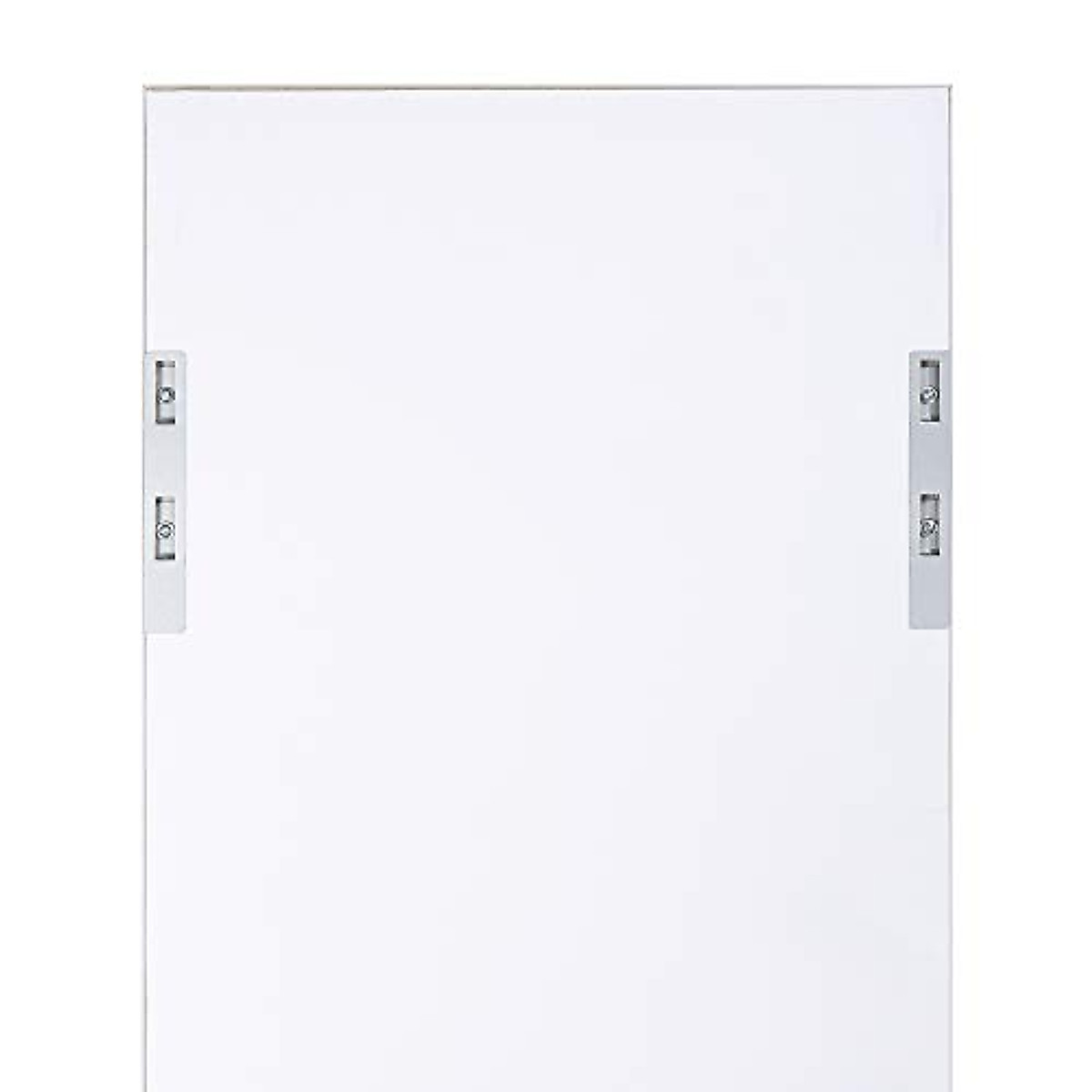 Truu Design Over-The-Door Classic Full Length Mirror,12 x 48 inches, Dark Wood, Wall Mounted Mirror, Large Body Mirror with Rectangular Framed for Bedroom Bathroom Living Room Décor