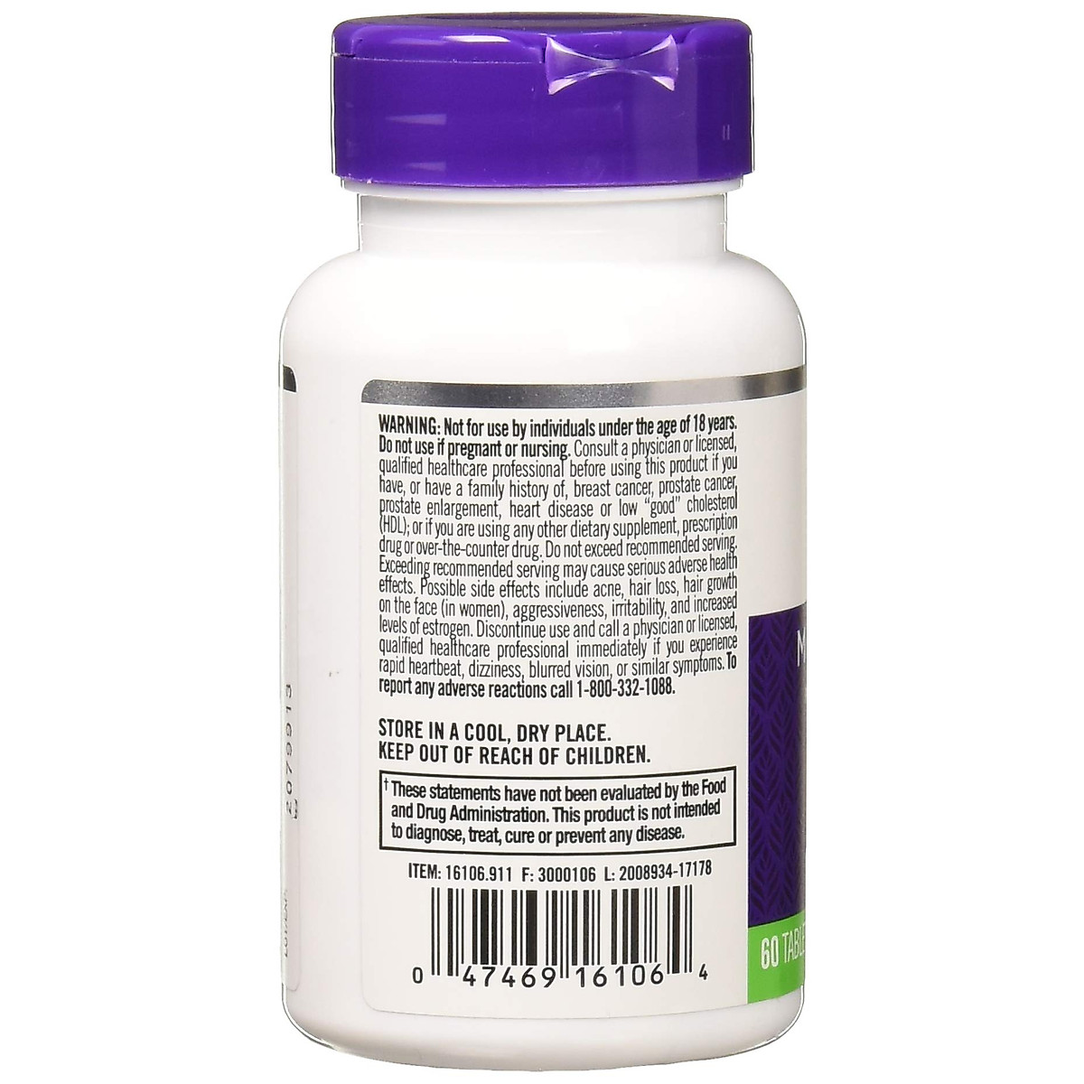 Natrol DHEA 50mg, 60 Tablets 60 Count (Pack of 3)