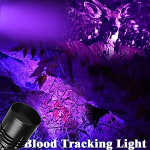 I0DO Blood Light for Tracking Deer,Blood Tracker Light for Hunting Flashlight-Rechargeable-USB C-Fast Charge