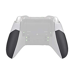Vanpark Orignal Right Left Rubber Grip for Xbox Elite Wireless Controller Model 1698, Elite Controller Replacement Rubberized Rear Grips (White)