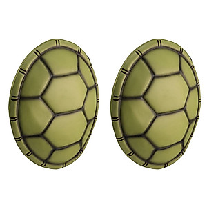 Toddmomy 2pcs Halloween Turtle Shell Costumes, EVA Turtle Shell Backpack for Halloween Dress Up Cosplay Costume Accessories