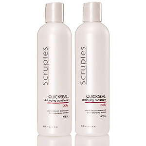 Scruples Quickseal Detangling Conditioner (8.5 Ounce) | Shiny Hair Conditioner for Men & Women | Restores pH Balance, Untangles & Seals Hair | Suitable for All Hair Types (Pack of 2)