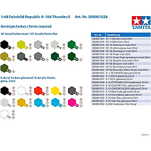 Tamiya Models A-10 Thunderbolt II Model Kit