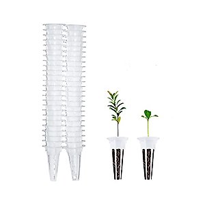 yeshine 50PCS Grow Baskets Plant Pod Replacement for Hydroponic Growing System Seed Pods Baskets for Indoor Herb Garden