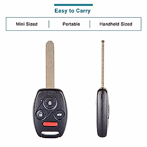 SELEAD 4 Buttons Key Fob Keyless Entry Remote fit for 2006-2013 for Honda for Civic Antitheft Keyless Entry Systems 3248A-S0084A 1pc US Stock