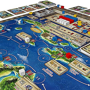 Capstone Games: Maracaibo, Big Box Strategy Board Game, Unique Story Mode Feature, A Nondestructive Legacy-Like Experience, 1 to 4 Players, Ages 12 and Up