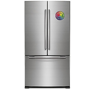 Inspirational Car Magnet Love is Love Peace Magnetic Decal for Locker or Fridge, 5 1/2 Inch