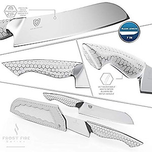 Dalstrong The Frost Fire Series 7" Santoku Bundled With The Frost Fire Series 3.5" Paring Knife