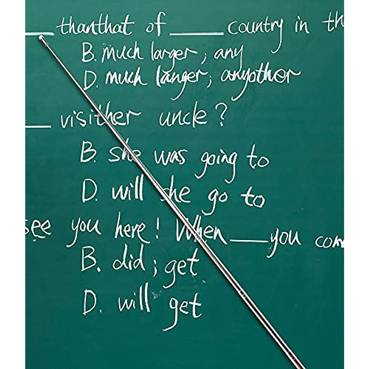 SIJIANKE2 Pack Telescopic Teachers Pointer,Teaching Pointer,Hand Pointer Extendable Telescopic Retractable Pointer Classroom Whiteboard Pointer Handheld Presenter