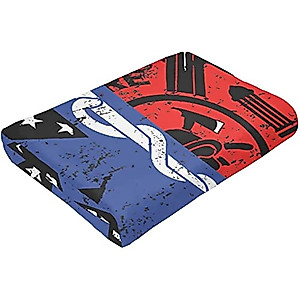 EMT Firefighter Firefighter EMT Cozy Comfy Christmas Throw Blankets Bed Blanket for Sofa Couch Lightweight Fleece Blanket for Women Men Kids