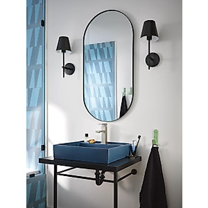 Moen Revyl Spot Resist Nickel One-Handle Single Hole Modern Bathroom Sink Faucet with Optional Deckplate and Spring Loaded Drain Assembly, 84771SRN