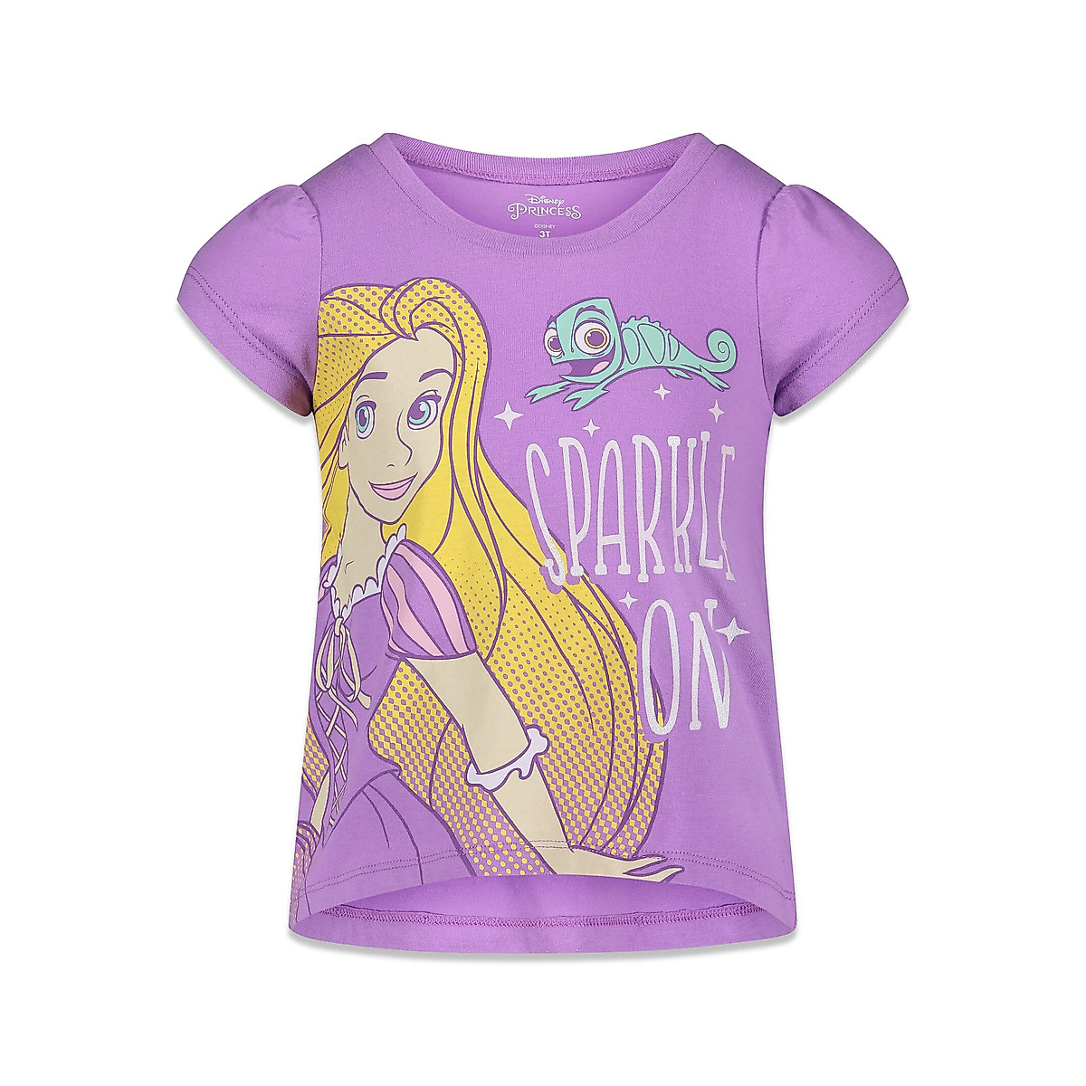 Princess Mulan Tiana Rapunzel Moana Big Girls 4 Pack T-Shirts 14-16