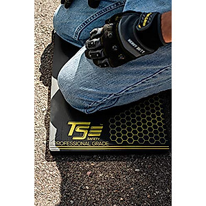 TSE Safety True Flex Protective Kneeling Pad, Premium Quality Neoprene Pad, Heavy Duty Stabilization, Easy to Carry Handle, Comfortable Ergonomic Design Kneeling Mat
