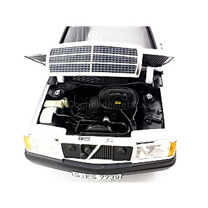 Norev NV183820 1:18 190E 1984-White Mercedes-Benz Collectable Model, Multi