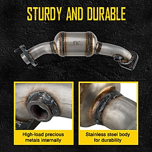 Prolenz Left/Right Side Catalytic Converter Fits for CTS 2.8L&3.6L 2005-2007,Catalytic Converters 16544, 16546