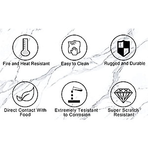 Comfy to go Sintered Stone Dining Table for 4, Rectangle Modern Kitchen Table with Metal Legs for Dining Room Restaurants White - 47.2x27.6x30.2 Inch (Only Table)