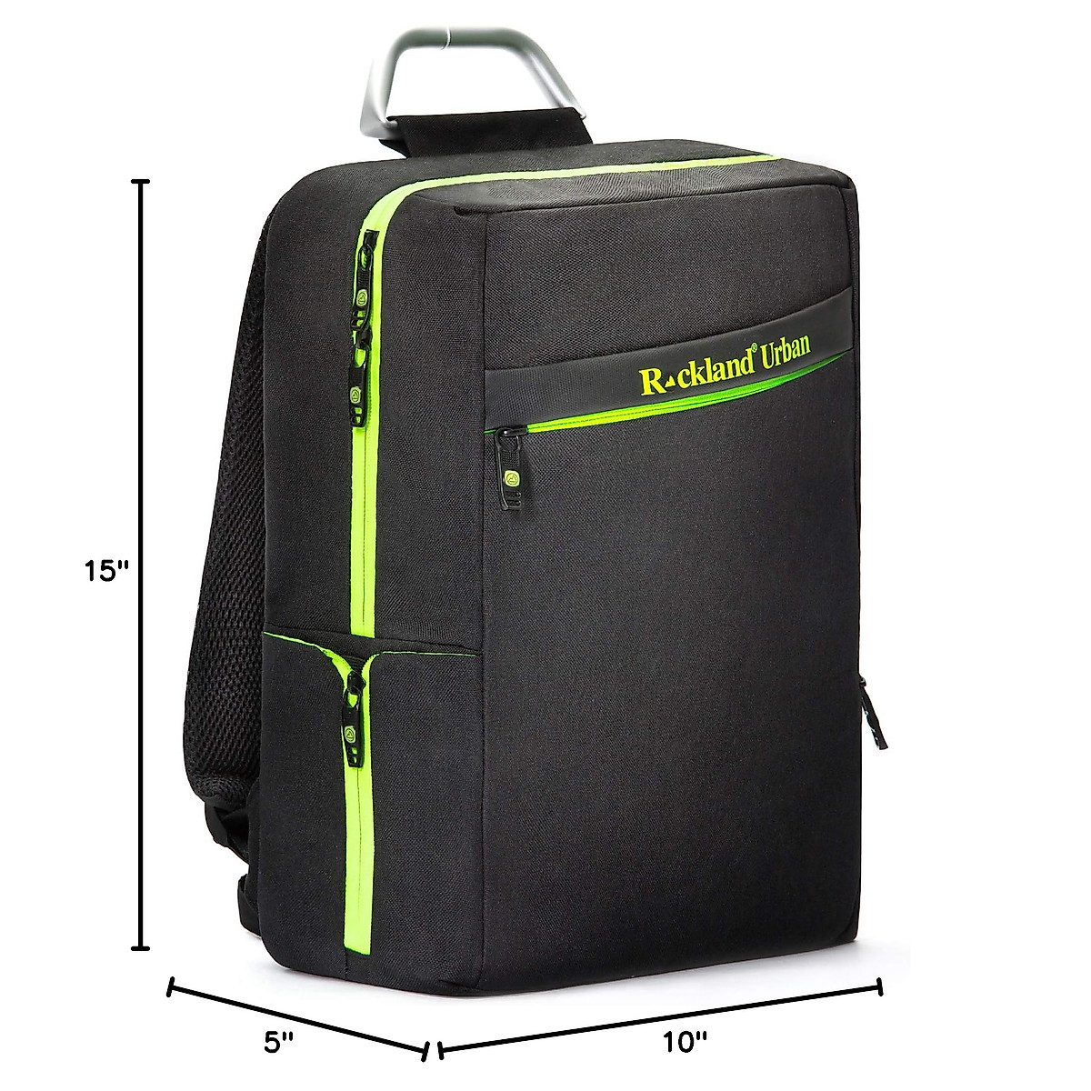 Rockland Urban Laptop Backpack, Black, medium