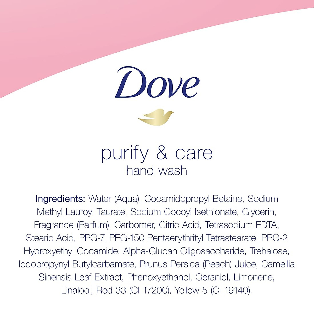 Dove Purify and Care Limited Edition Hand Wash, 18.59 Ounce (Pack of 2)