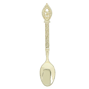 Rust-Proof Spoon Holder, Elegant Flatware Organizer, for Tableware Kitchen(Golden Cygnus + 6 spoons)
