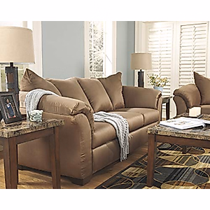 Signature Design by Ashley Darcy Casual Plush Loveseat, Brown