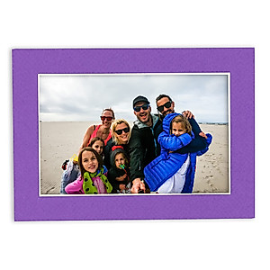 8.5x11 Mat for 11x14 Frame - Precut Mat Board Acid-Free Purple 8.5x11 Photo Matte Made to Fit a 11x14 Picture Frame, Premium Matboard for Family Photos, Show Kits, Art, Picture Framing, Pack of 1 Mat
