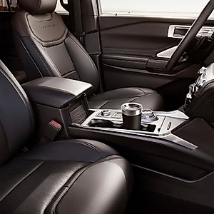 iPick Image for Ford Ranger 20 oz Dual-Wall Insulated Stainless Steel with Black Silicone Sleeve Travel Tumbler