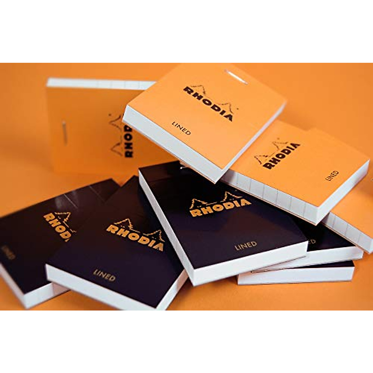 Rhodia Classic French Paper Pads Ruled with Margin 6 in. x 8 1/4 in. Orange (16600C)