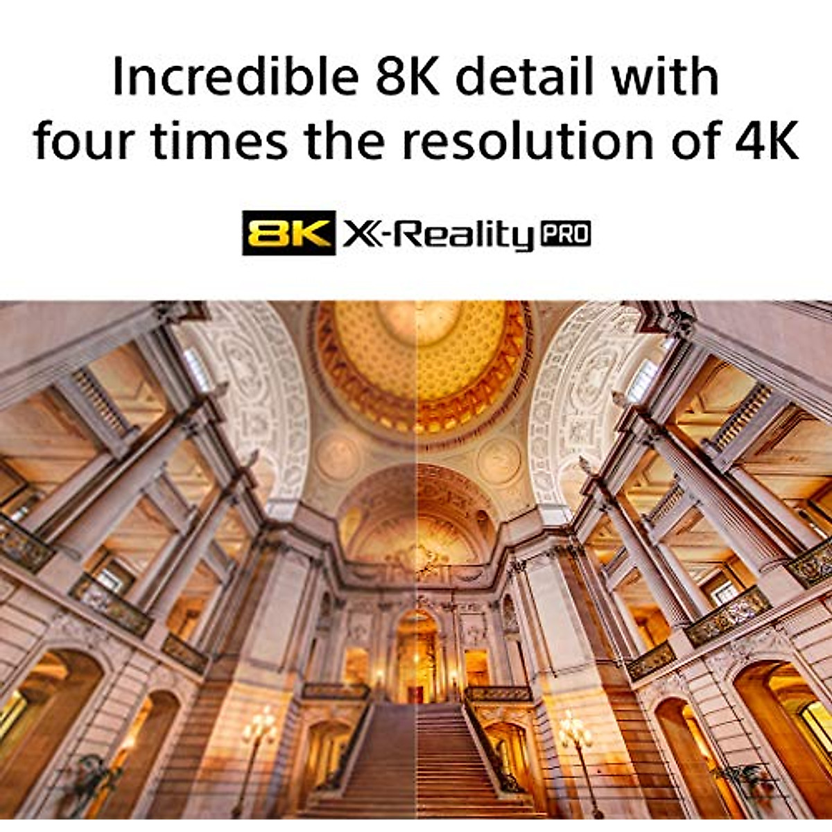 Sony Z8H 75 Inch TV: 8K Ultra HD Smart LED TV with HDR and Alexa Compatibility - 2020 Model