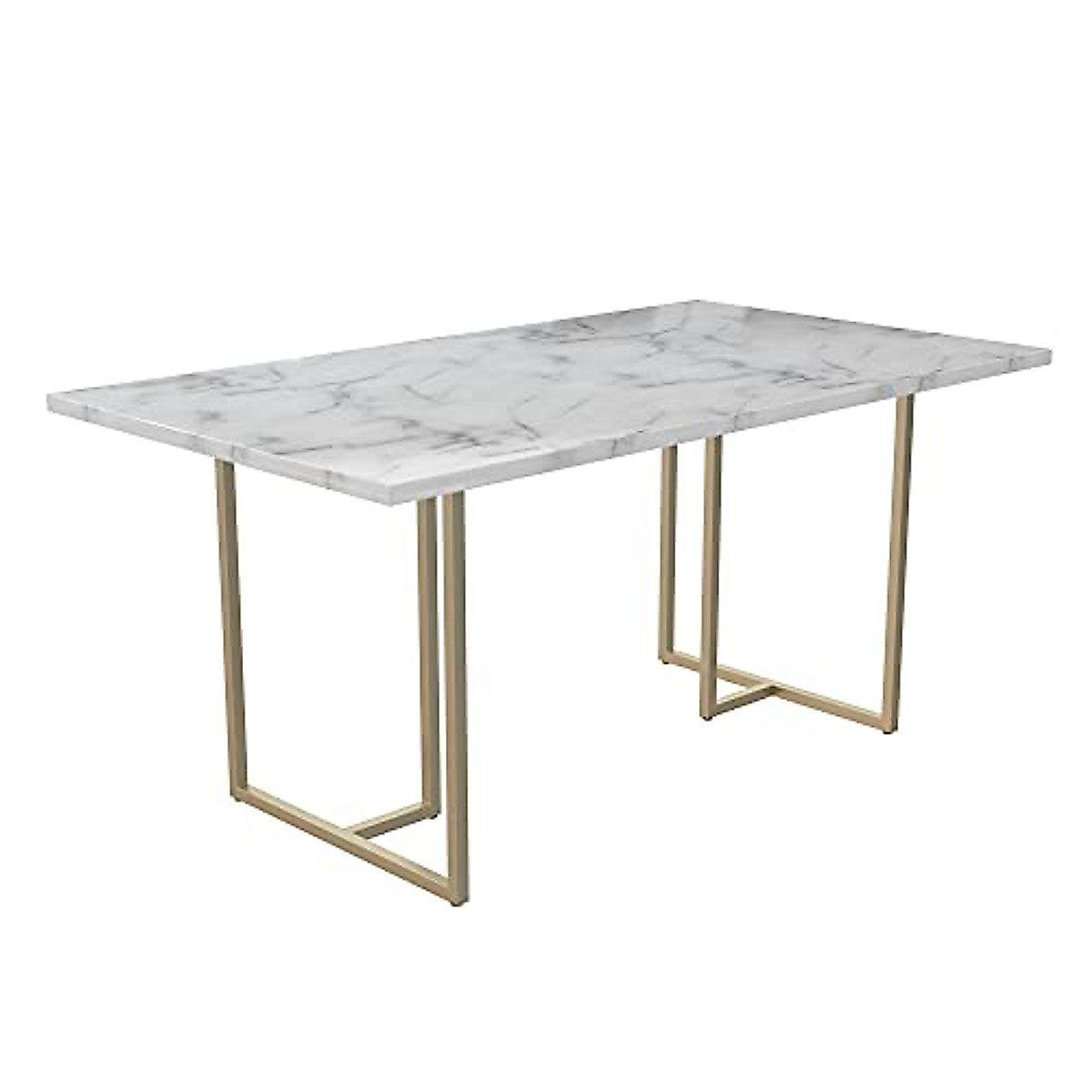 CosmoLiving by Cosmopolitan Astor Dining Table, 64 in x 36 in x 30 in, White