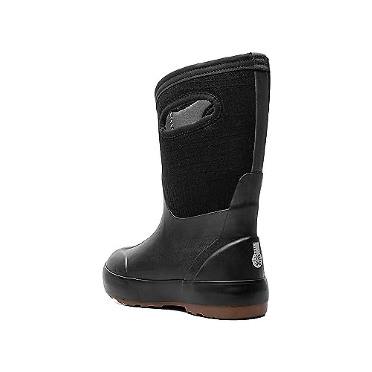 BOGS Classic II Snow Boot, Black, 2 US Unisex Big Kid
