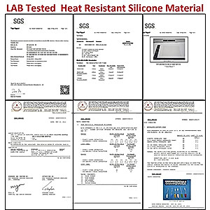 Mini Spatulas Set - 10 Piece Heat Resistant Silicone Spatula - Pro-Grade Multipurpose Kitchen Tool for Baking, Cooking, Mixing, and More - Non-Stick, Dishwasher Safe Bright and Colorful Small Spatula