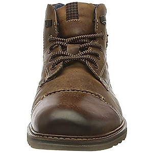 bugatti Men's Oxford Boot, Cognac, 10